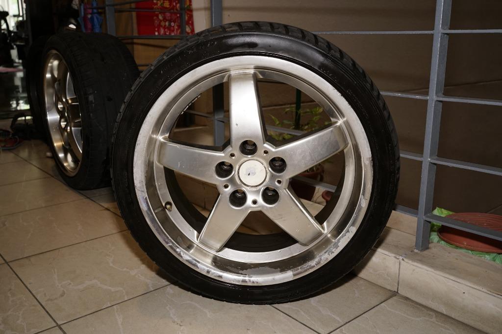 Hamann HM2 replica rims x4 18x8 1/2, Car Accessories, Tyres & Rims on ...