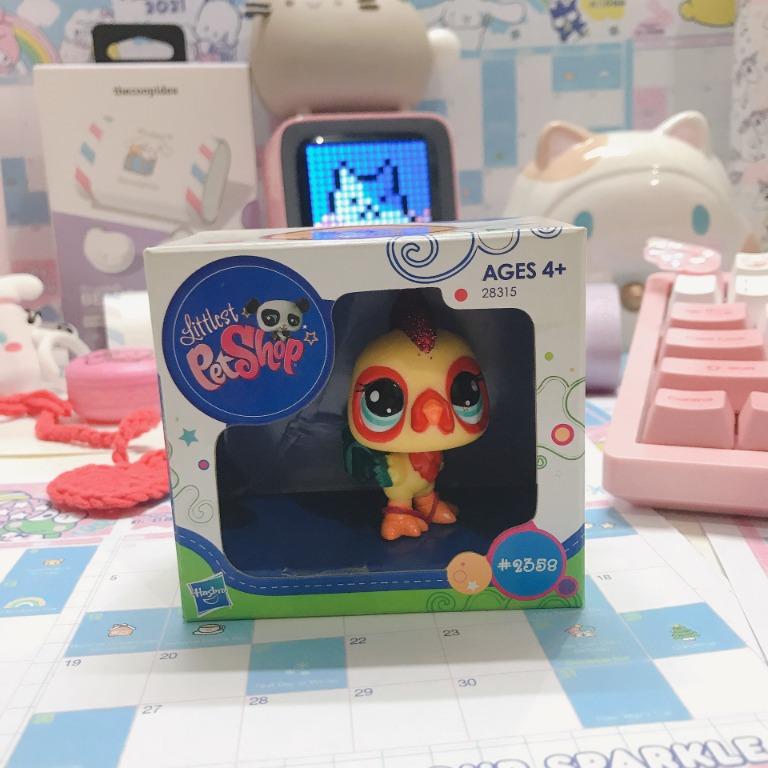 HASBRO LITTLEST PET SHOP SPECIAL EDITION RARE ROOSTER WITH GLITTERS ...