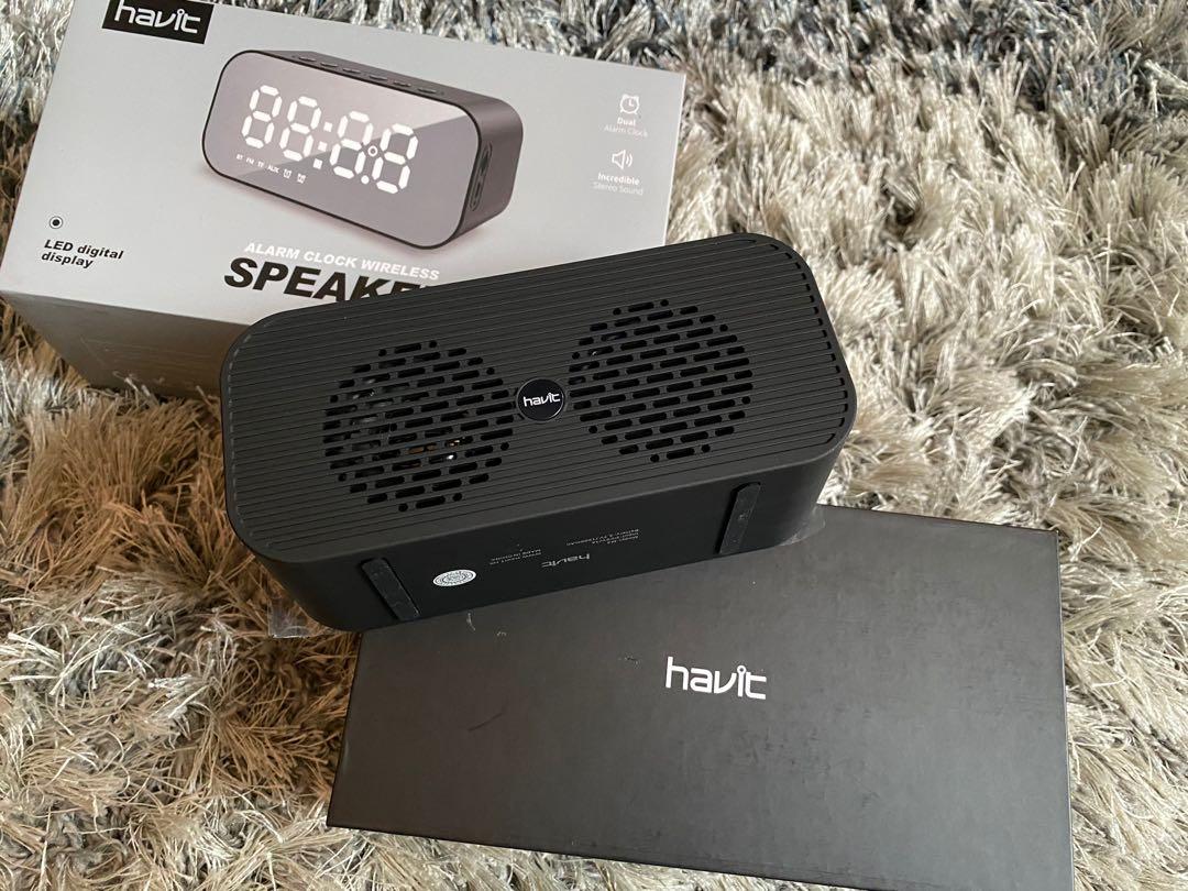 Havit M3 Bluetooth Speaker and Alarm Clock, Audio, Soundbars, Speakers ...