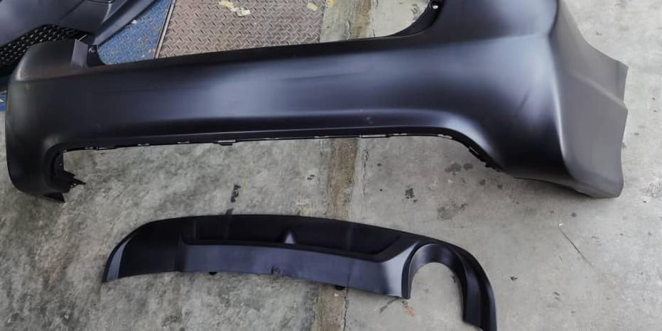 HONDA CIVIC TYPE R FD2 # REAR BUMPER SET # diffuser, Car Accessories ...
