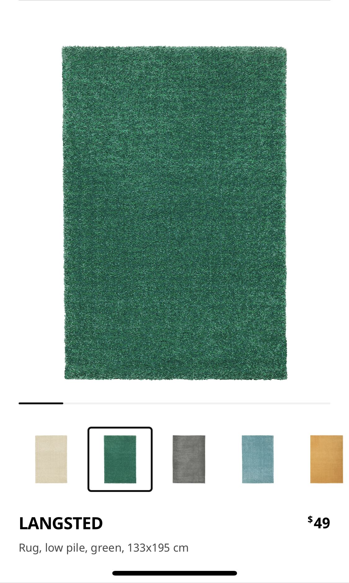 Ikea LANGSTED rug, Furniture & Home Living, Home Decor, Carpets, Mats ...