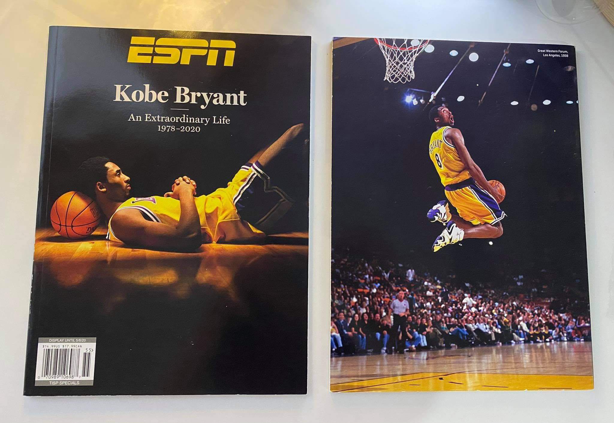 Kobe Bryant Magazine ESPN commemorative issue brandnew, Hobbies & Toys ...