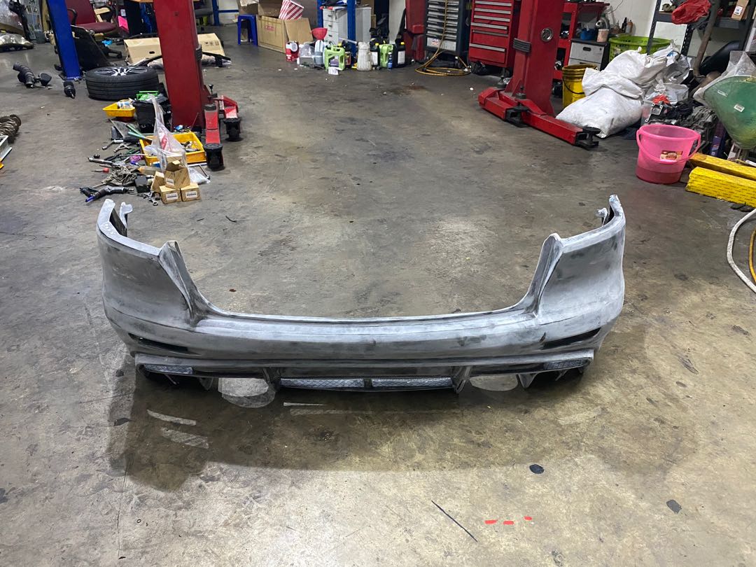 Lancer Varis Rear Bumper, Car Accessories, Accessories on Carousell