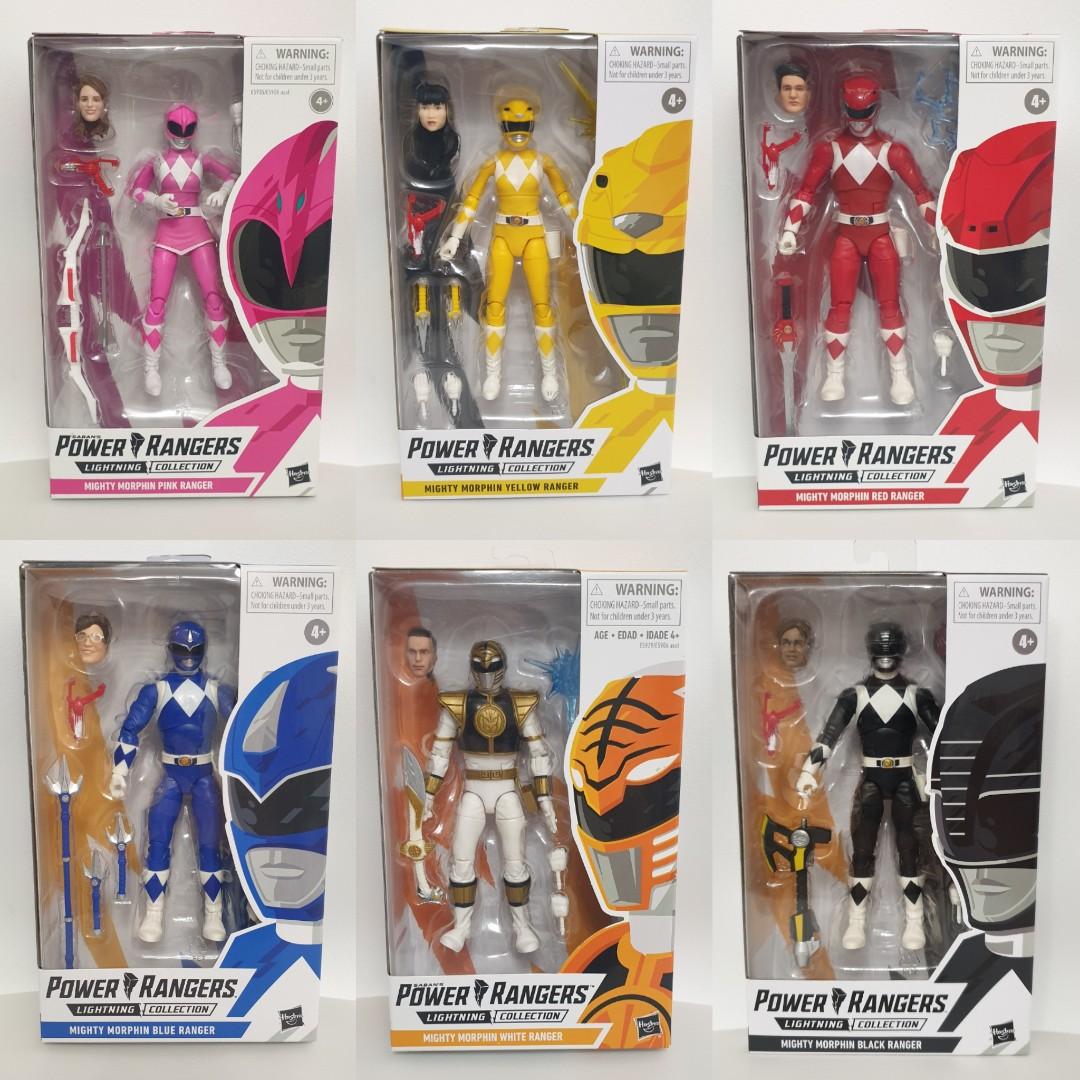 Lightning Collection Mighty Morphin Power Rangers Set of 6, Hobbies ...