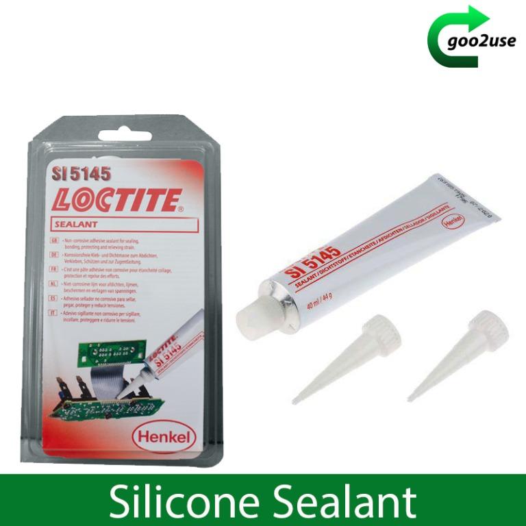 Loctite SI 5145 Translucent RTV Silicone Sealant 40ml Tube, Furniture ...