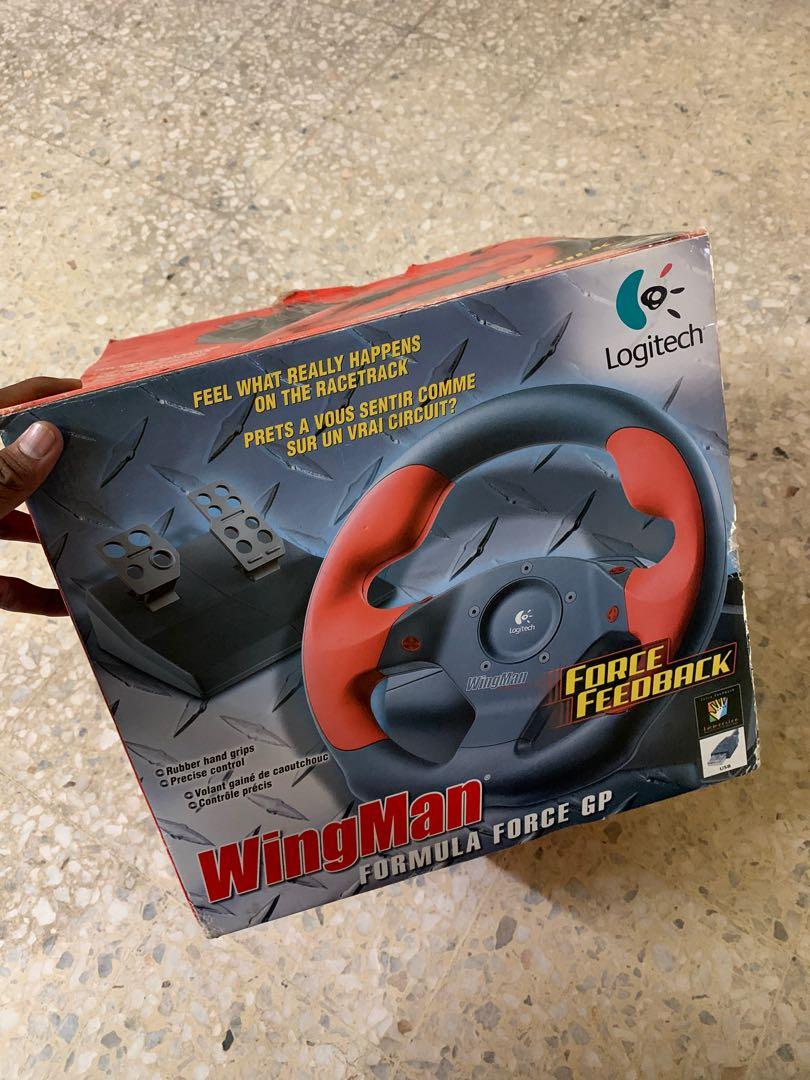 Logitech wingman formula force gp, Video Gaming, Video Game Consoles ...
