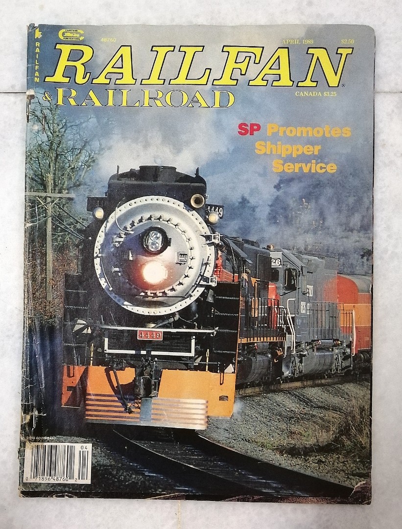 MAGAZINE: RAILFAN & RAILROAD APRIL 1989, Hobbies & Toys, Books & Magazines, Children's Books on ...