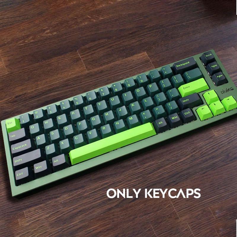 [INSTOCK] Neon green PBT keycap set, Computers & Tech, Parts ...