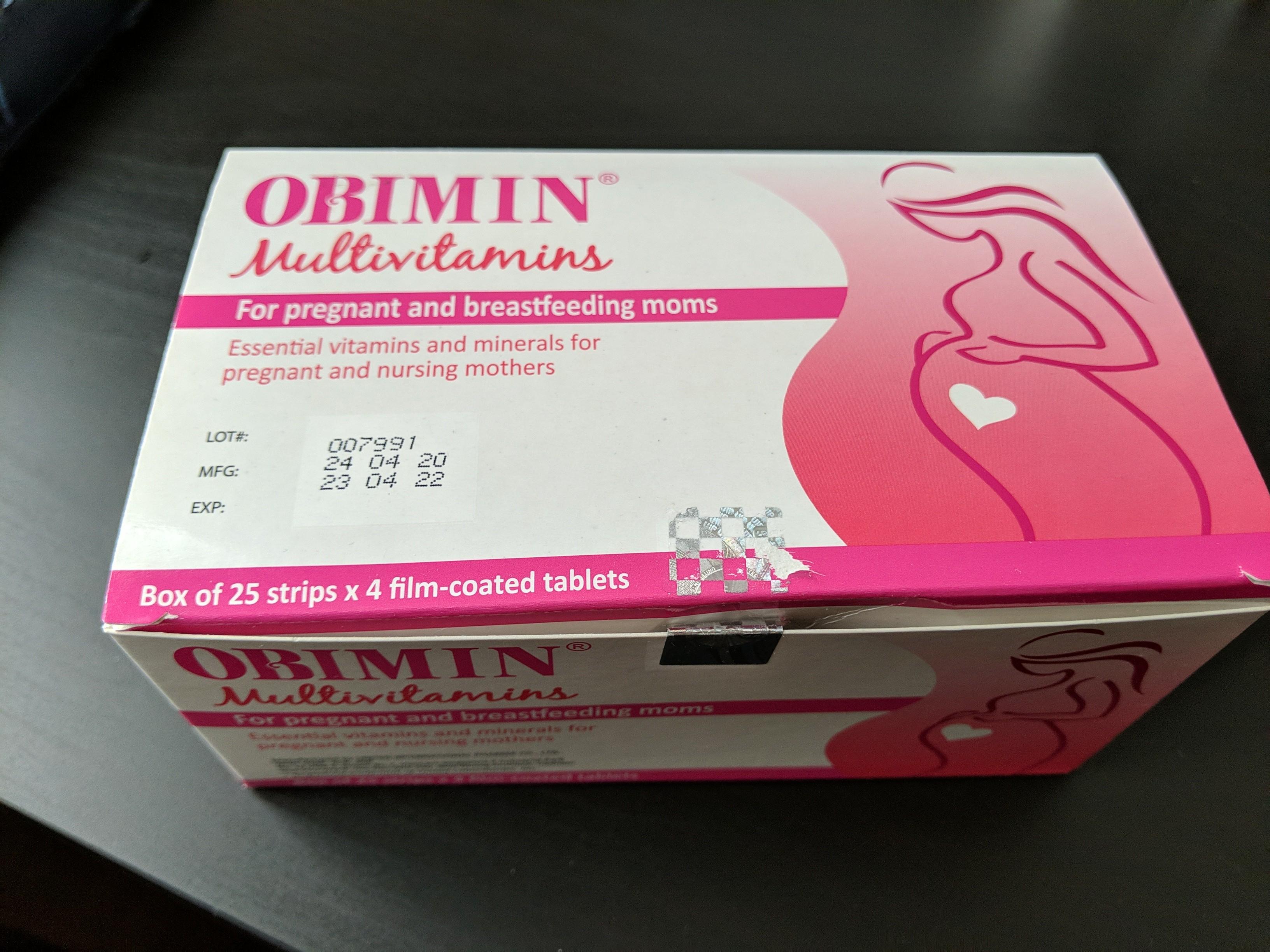 Obimin multivitamins for pregnant and breastfeeding moms, Health ...