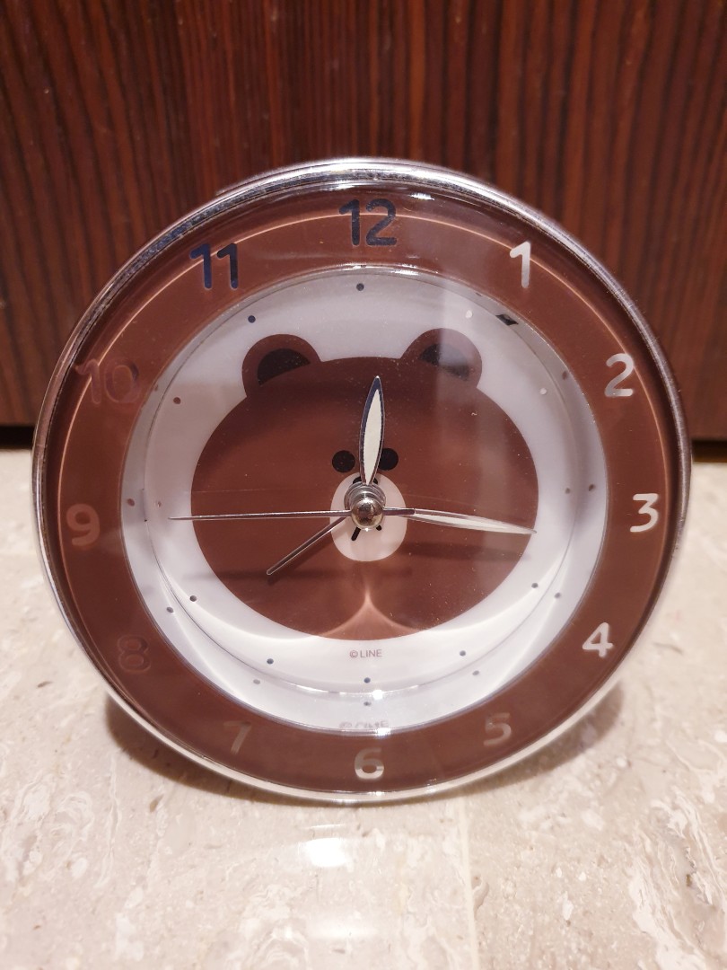 Original LINE Friends Alarm Clock, Furniture & Home Living, Home Decor ...