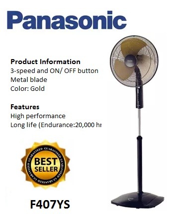 Panasonic F407YS Stand Fan (Used), Furniture & Home Living, Lighting ...