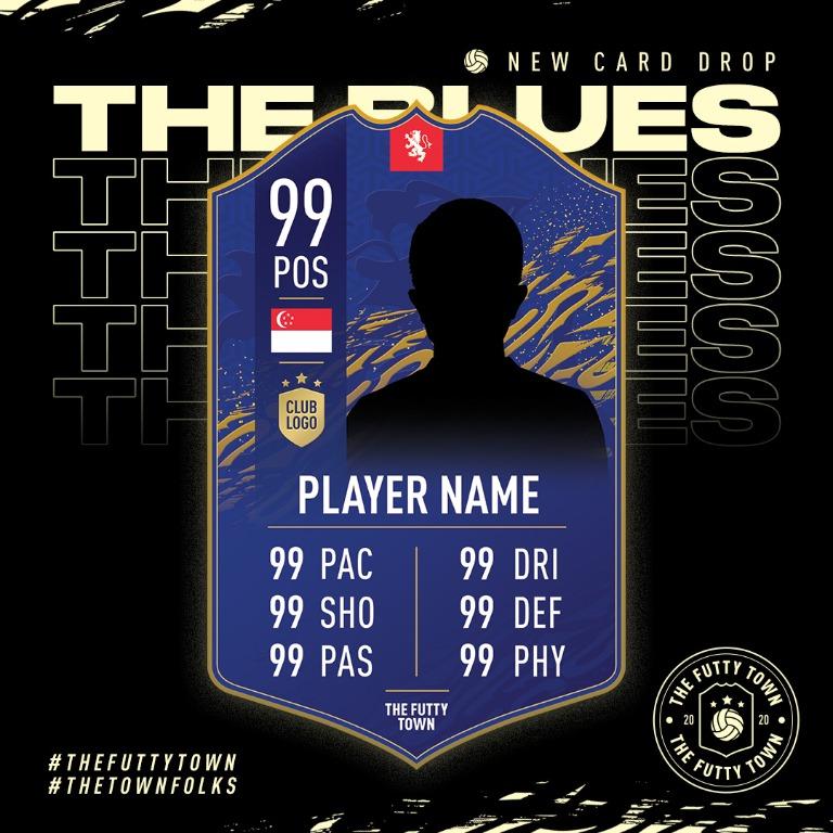 Personalised FIFA Ultimate Team FUT Card - The Blues (Chelsea Stamford ...