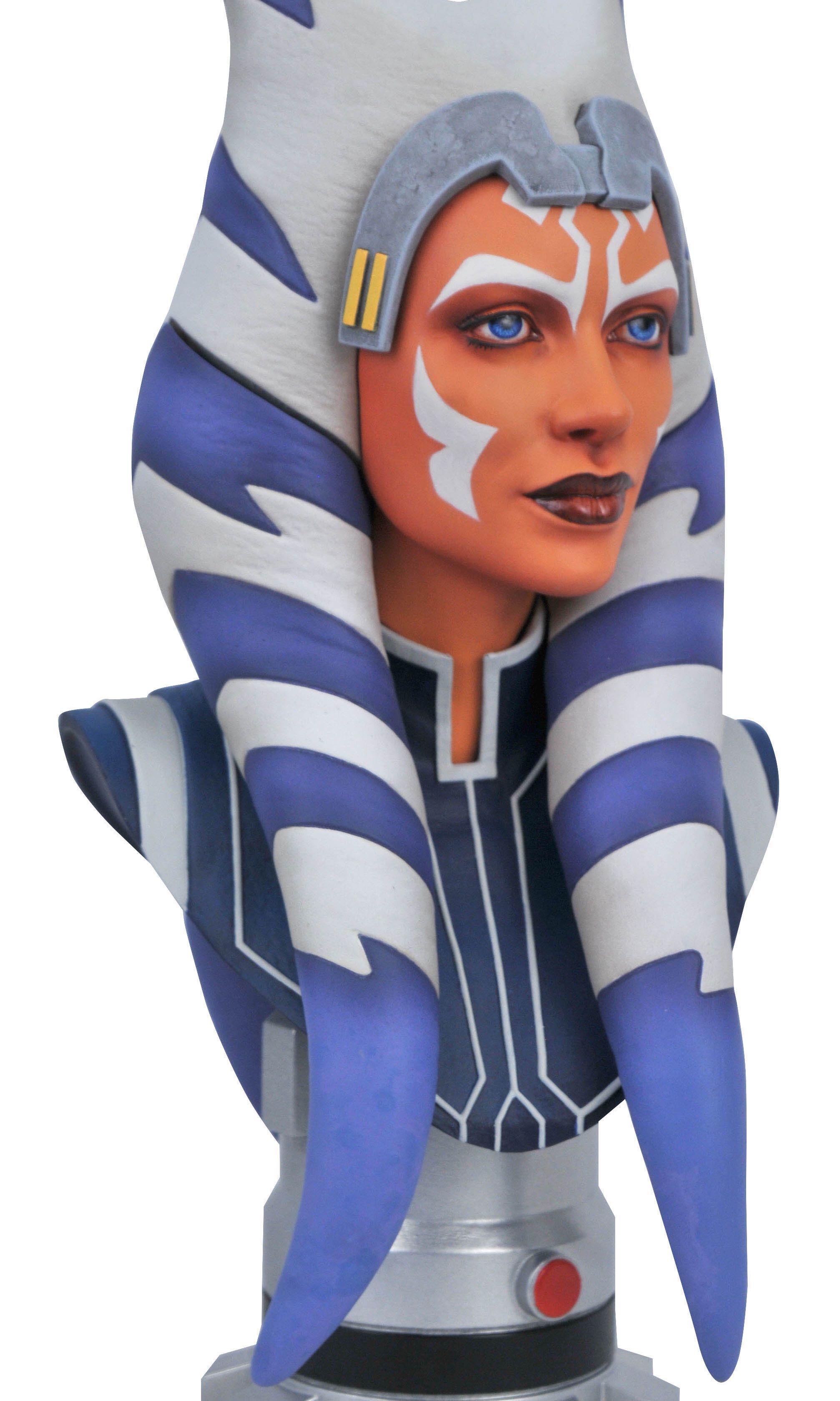 [PO] Star Wars Clone Wars Legends in 3D Ahsoka 1:2 Scale Bust, Hobbies ...
