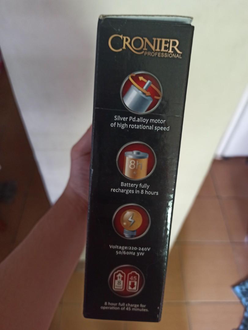Rechargeable Cronier CR-9010 Hair Clipper Shaver, Beauty & Personal Care, Men's Grooming on ...