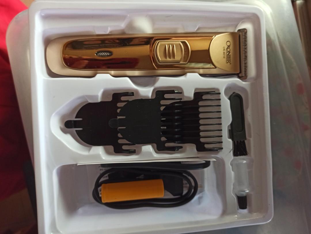 Rechargeable Cronier CR-9010 Hair Clipper Shaver, Beauty & Personal Care, Men's Grooming on ...