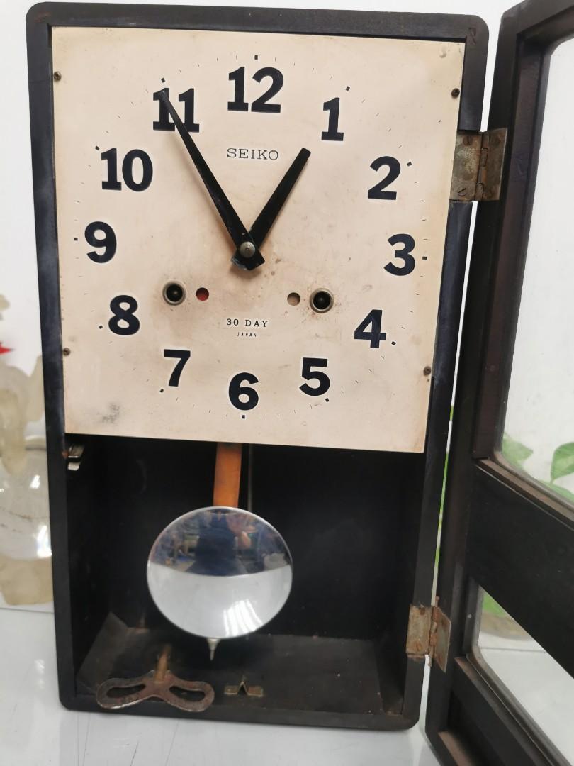 Seiko Vintage Wall Clock, Hobbies & Toys, Memorabilia & Collectibles ...