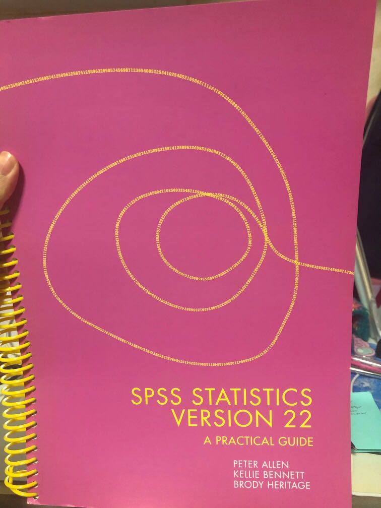 SPSS GUIDE Version 22, Hobbies & Toys, Books & Magazines, Assessment ...