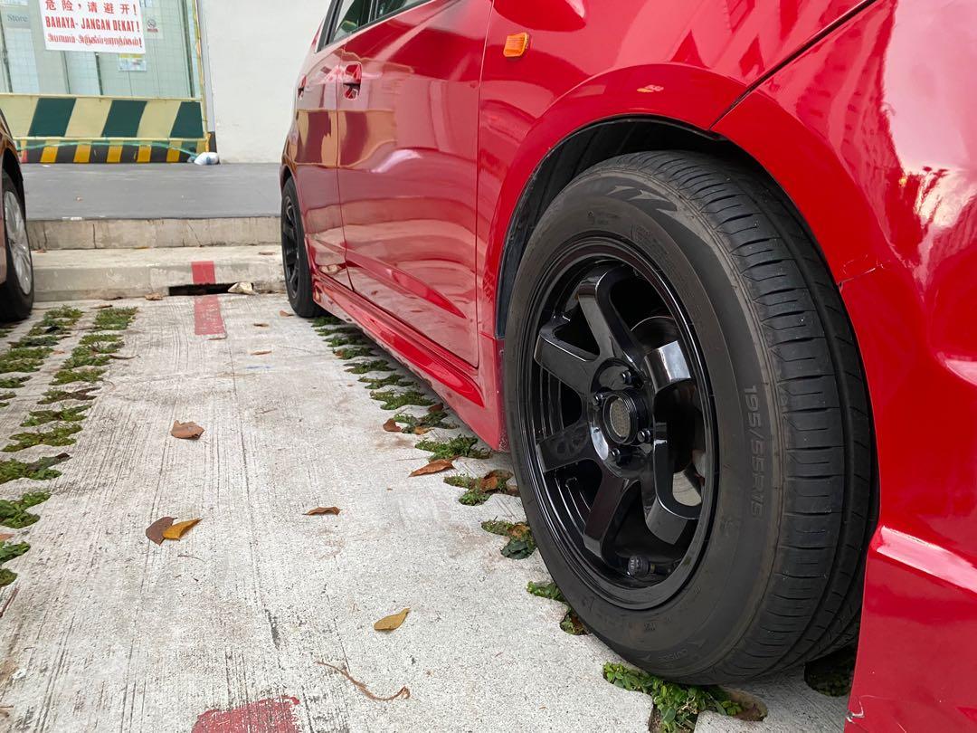 Volks racing 15” TE37 concave (Rep), Car Accessories, Tyres & Rims on ...