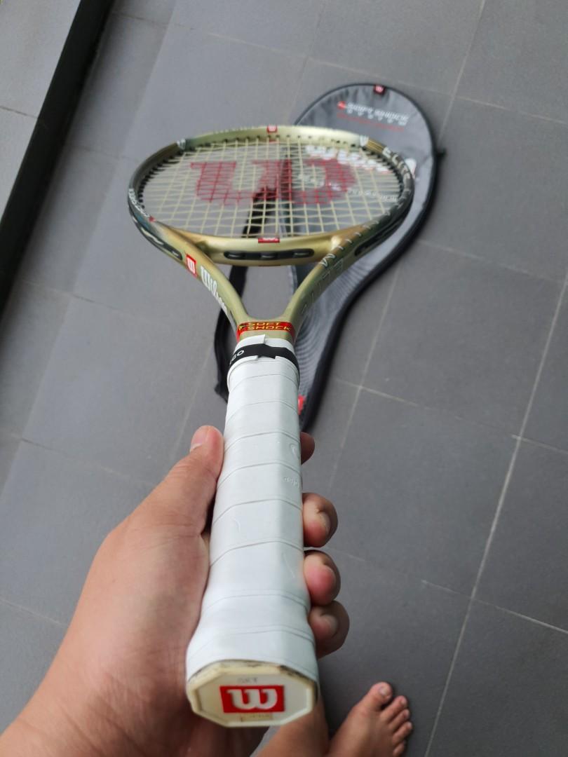 Wilson Elite Titanium soft shock Tennis Racket, Sports Equipment ...