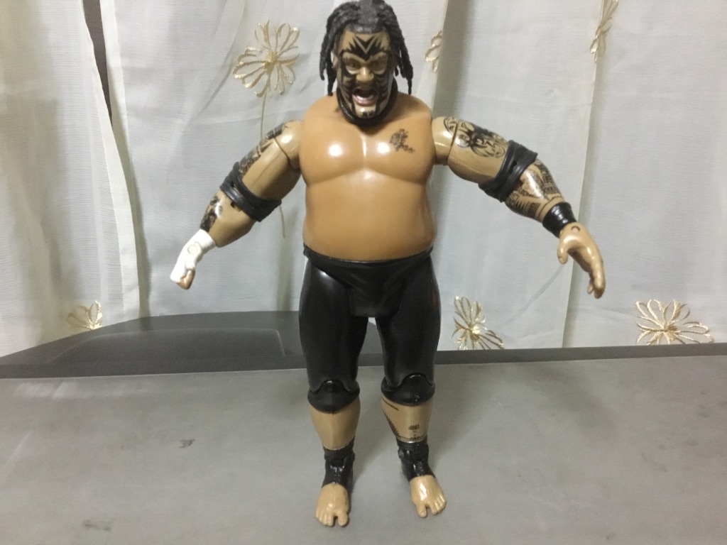 WWE Action Figure- Umaga, Hobbies & Toys, Toys & Games on Carousell