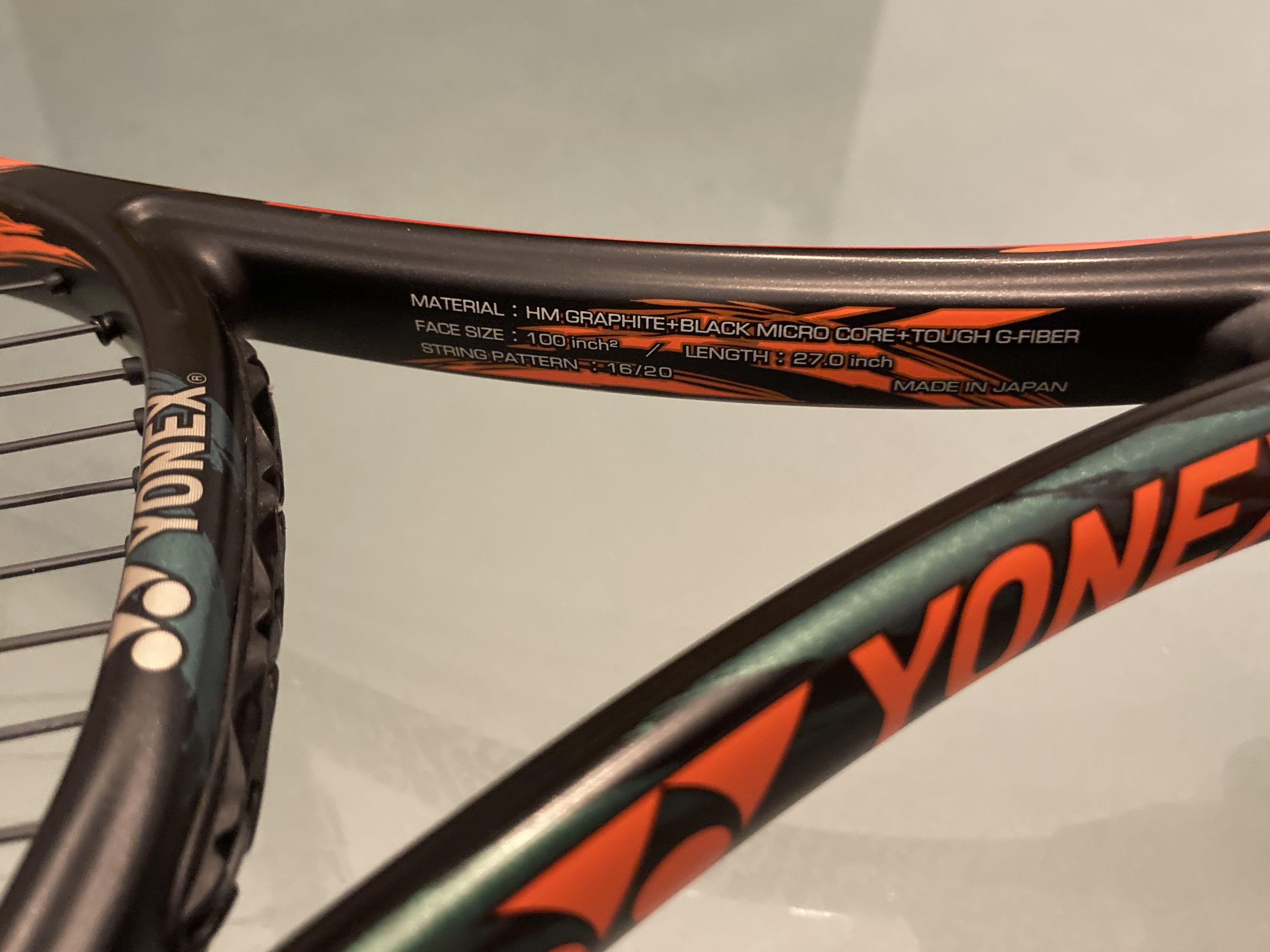 Yonex Duel G 100 300g Tennis Racquet, Sports Equipment, Sports & Games ...