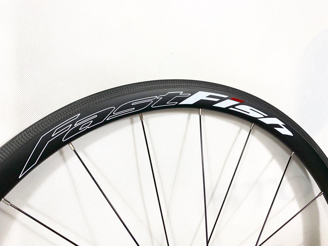 僅重1570g的FastFish快魚38mm碳輪公路車碳纖維輪組T700碳布非野獸 FastFish 38mm Carbon Wheelset, 運動產品, 單車及配件, 單車 - Carousell