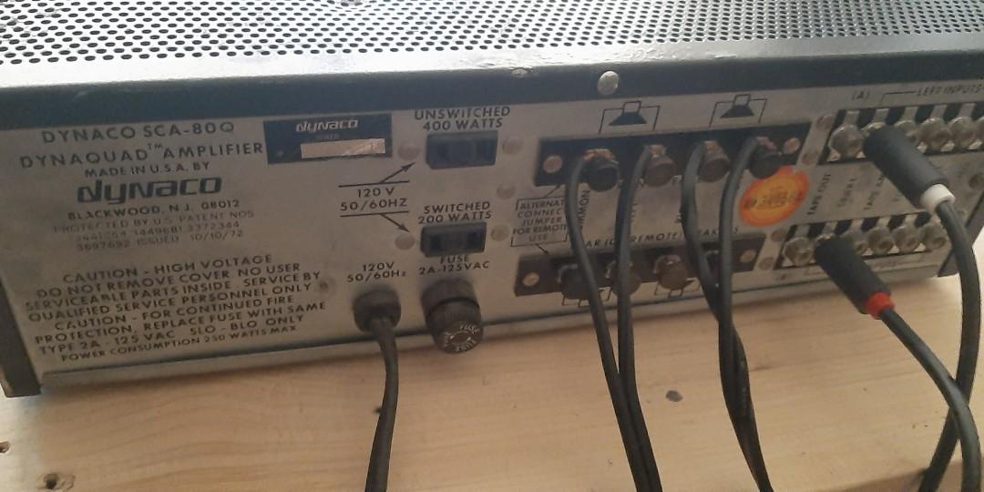1972 Dynaco Integrated Amp. Sca-80q, Audio, Soundbars, Speakers ...