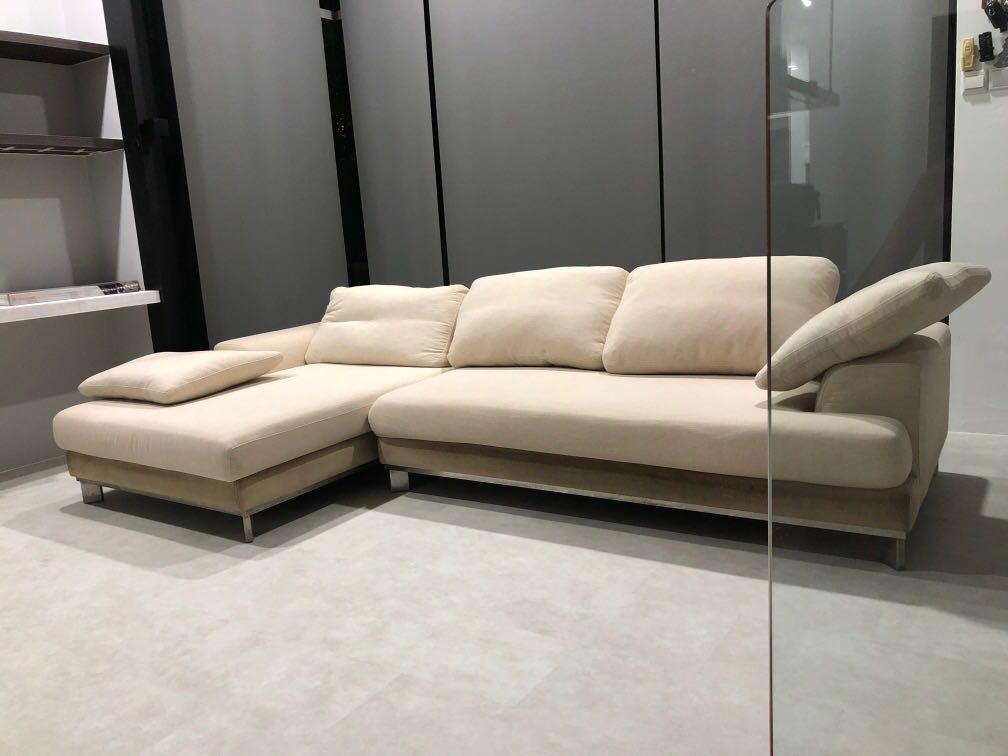 3M L-shape sofa, Furniture & Home Living, Furniture, Sofas on Carousell