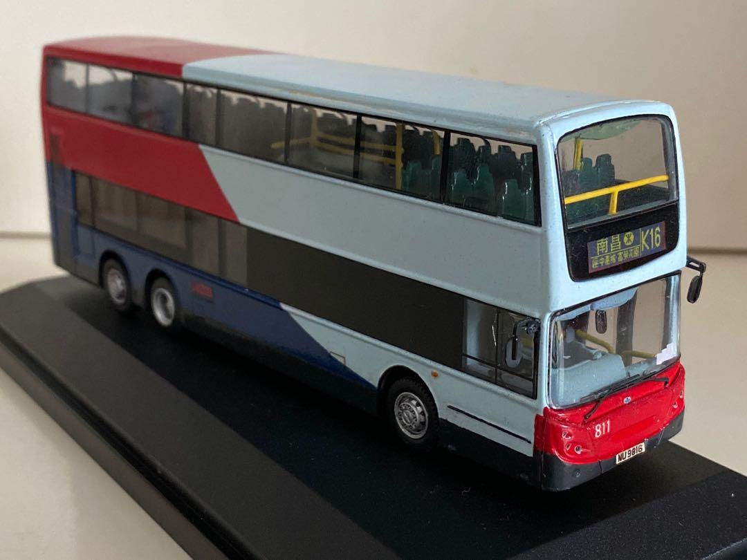 巴士模型 1/76 九巴 港鐵 九廣鐵路 KMB MTR KCRC NU9816 811 K16 車頂有裂 E500, 興趣及遊戲, 玩具 ...