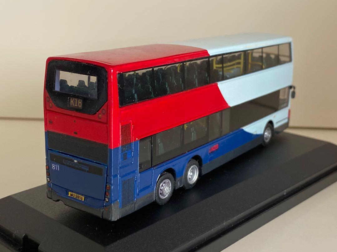 巴士模型 1/76 九巴 港鐵 九廣鐵路 KMB MTR KCRC NU9816 811 K16 車頂有裂 E500, 興趣及遊戲, 玩具 ...