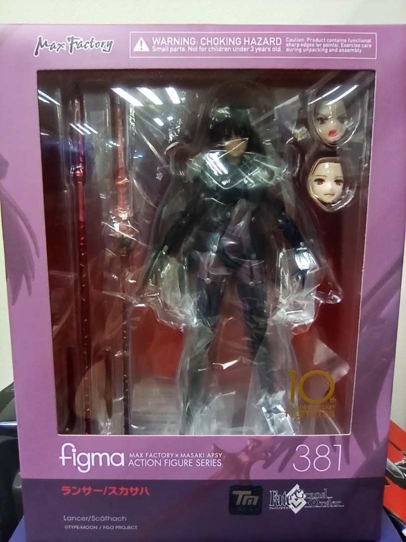 日版 Figma 381 FGO Fate Grand Order Lancer Scathach 斯卡哈, 興趣及遊戲, 玩具 & 遊戲類 ...
