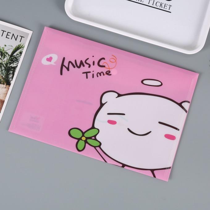 A4 size cartoons animals pocket folder with button Office & Student ...