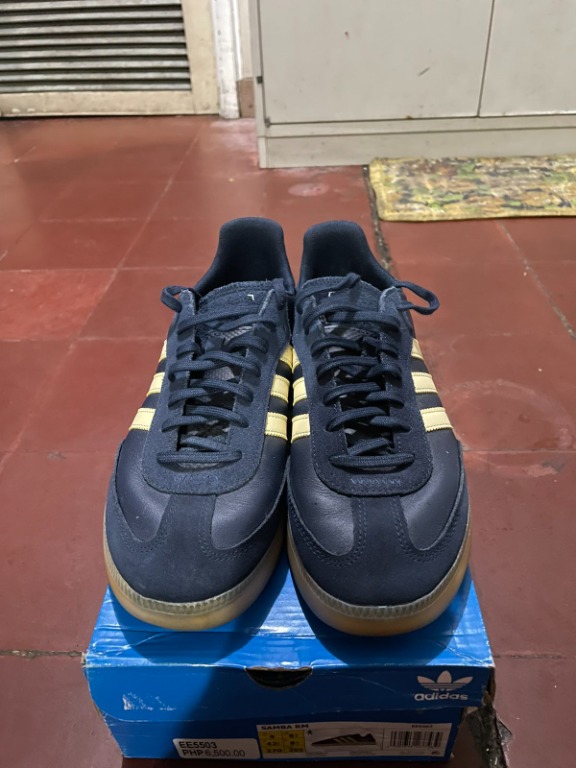 Adidas Samba RM Boost Blue EE5503 size 9, Men's Fashion, Footwear ...