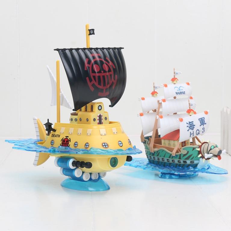 Anime One Piece Luffy Thousand Sunny Red Force Trafalgar Law Submarine ...