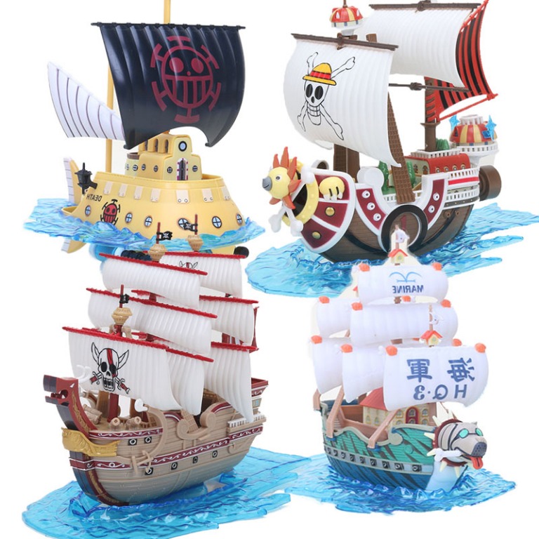 Anime One Piece Luffy Thousand Sunny Red Force Trafalgar Law Submarine ...