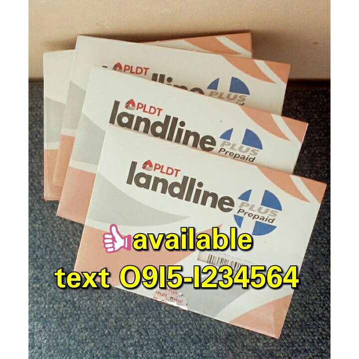 Available Prepaid PLDT landline sim free 50 load 02 area code, Mobile ...