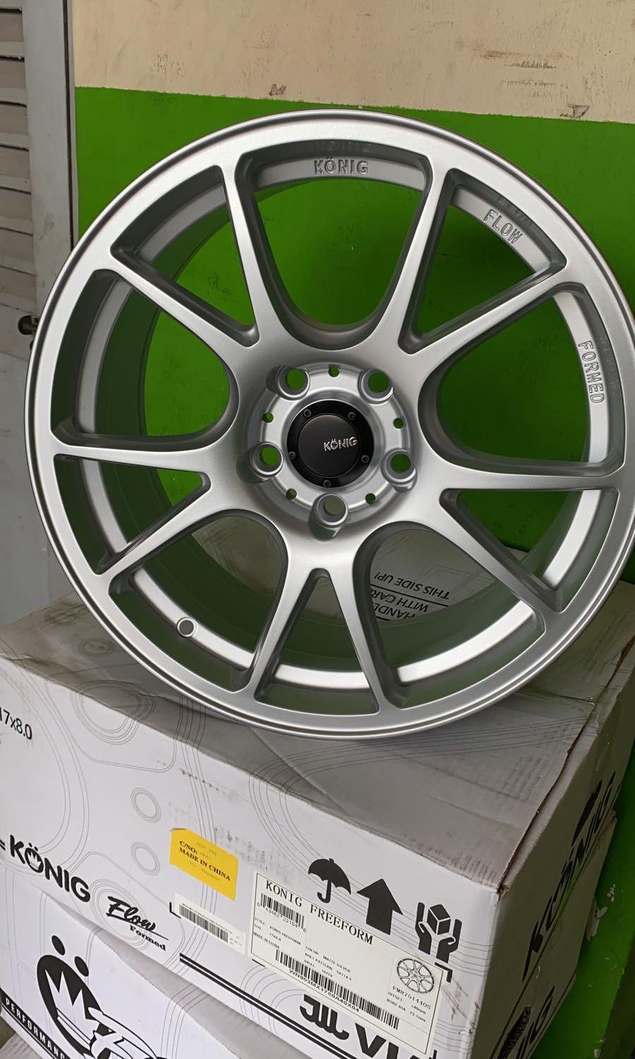 Konig Freeform 18” Rims, 5x112, 18”x8.5”, Offset 43, Car Accessories ...