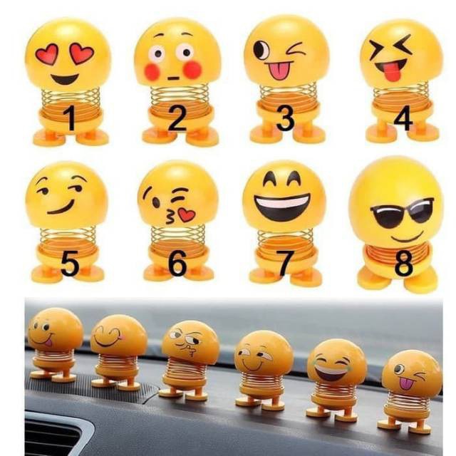 Boneka Goyang EMOJI Lucu Imut Emotion Smile Funny Emoticon, Barang ...