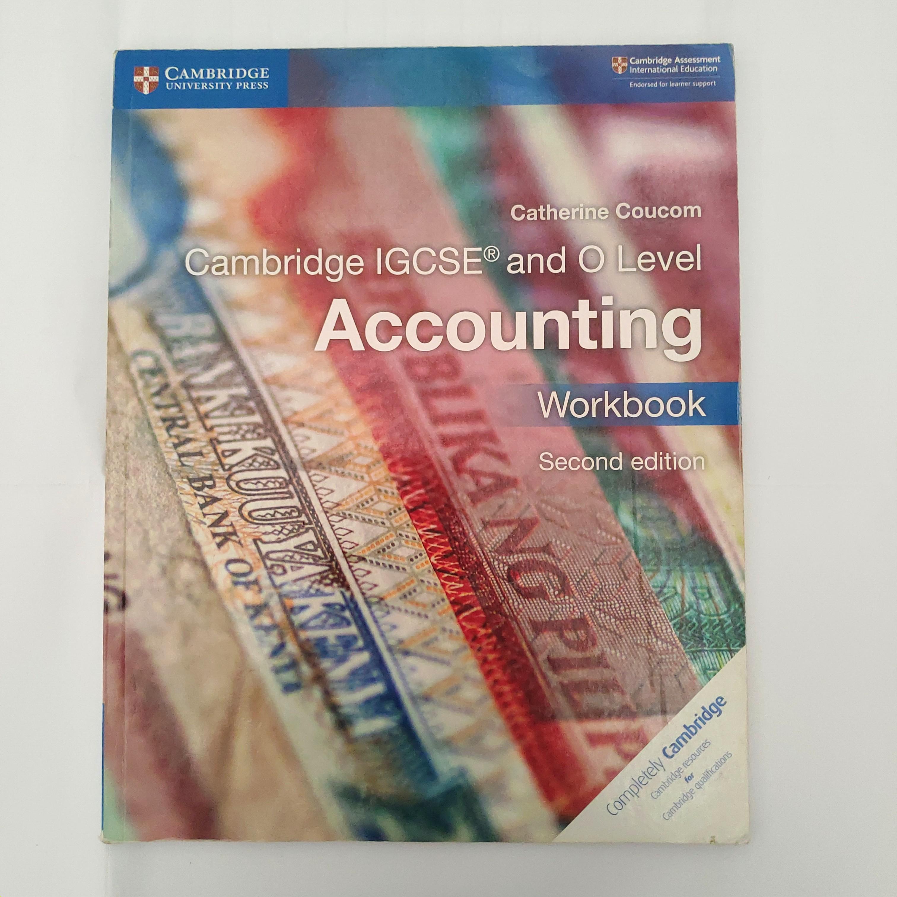 Cambridge Igcse And O Level Accounting Workbook Hobbies And Toys Books And Magazines Textbooks On