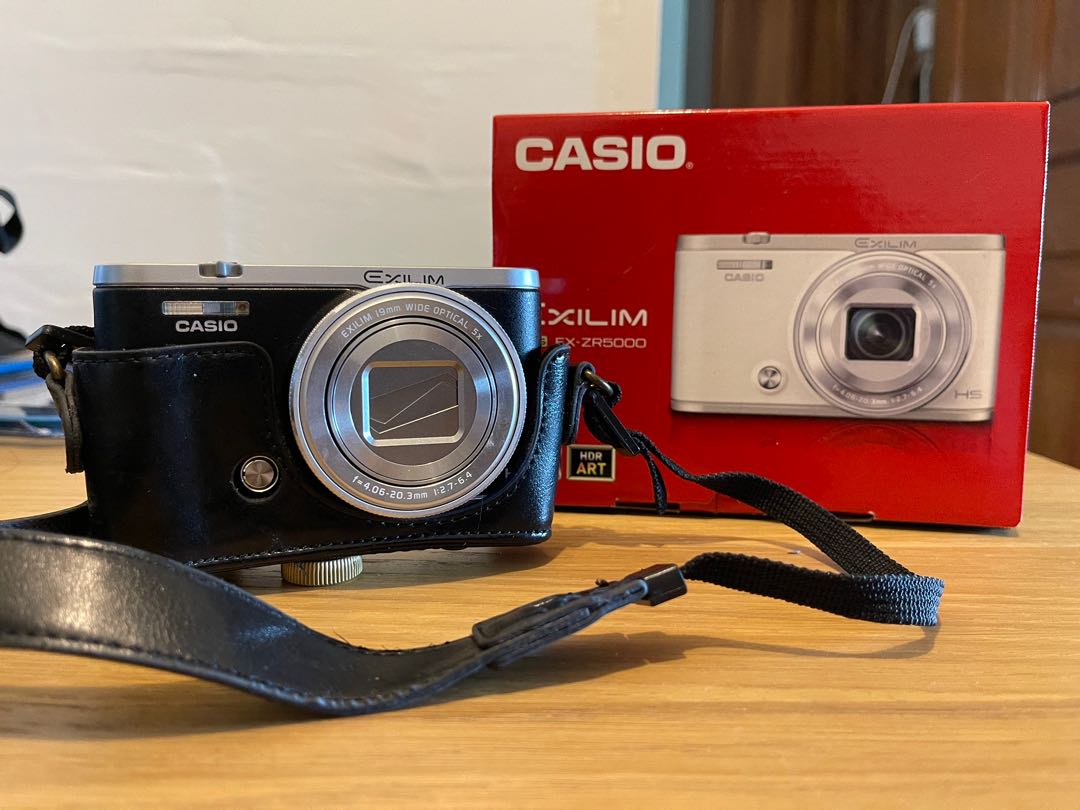 Casio ZR5000 ultrawide compact camera, Photography, Cameras on Carousell