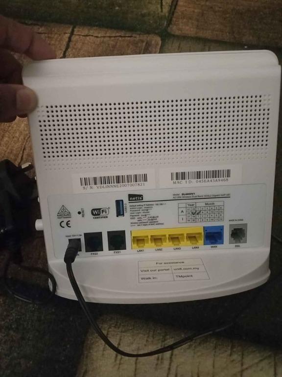 (clearance new) Netis DL4480V1 Wireless AC1200 VDSL2 modem Router ...