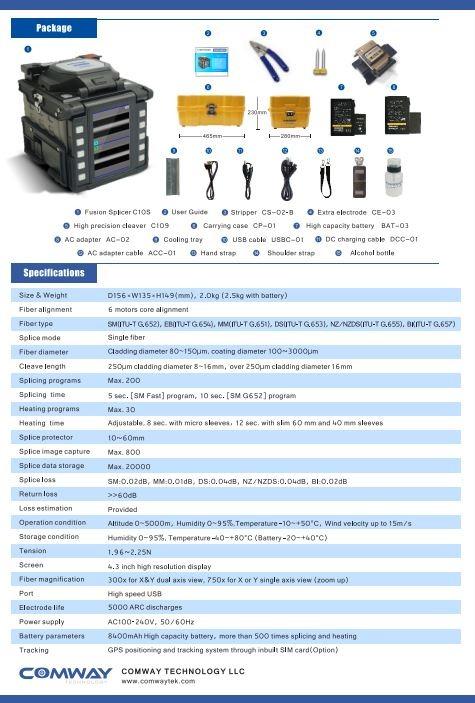 Comway C10S Fusion Machine Fusion Splicer, Furniture & Home Living ...
