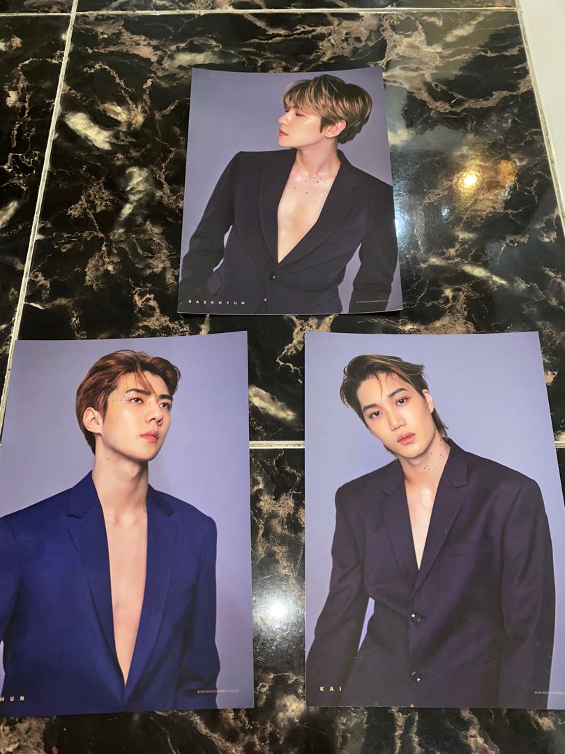 EXO season greetings 2019 A4 posters, Hobbies & Toys, Memorabilia ...