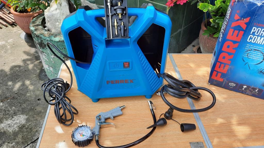 Ferrex Portable Air Compressor 1100W 8BAR, Commercial & Industrial ...