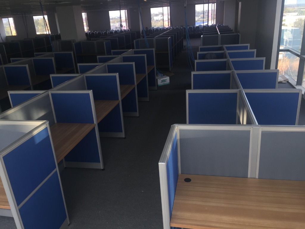 FISH BONE FRONT PANEL OFFICE PARTITION, Furniture & Home Living, Office ...