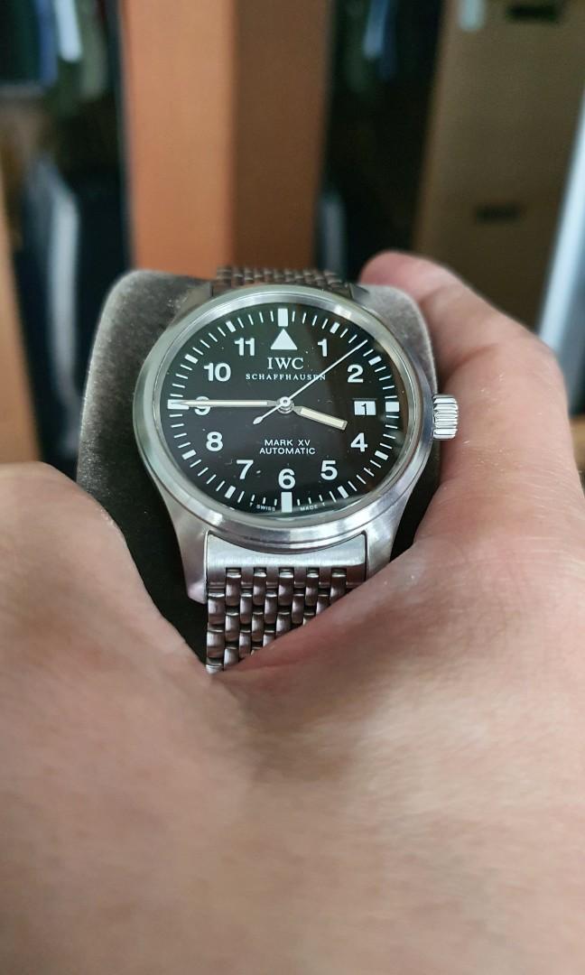 IWC Mark XV (15) T-dial in original bracelet, Luxury, Watches on Carousell