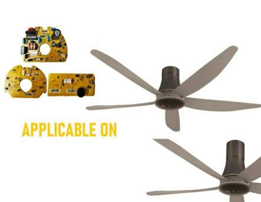 KDK T60AW PCB - circuit board for ceiling fan, Furniture & Home Living ...