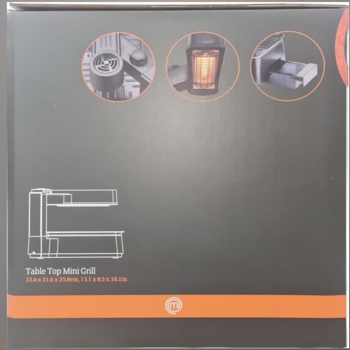 Like brand new Masterchef table top electric mini grill. smokeless ...