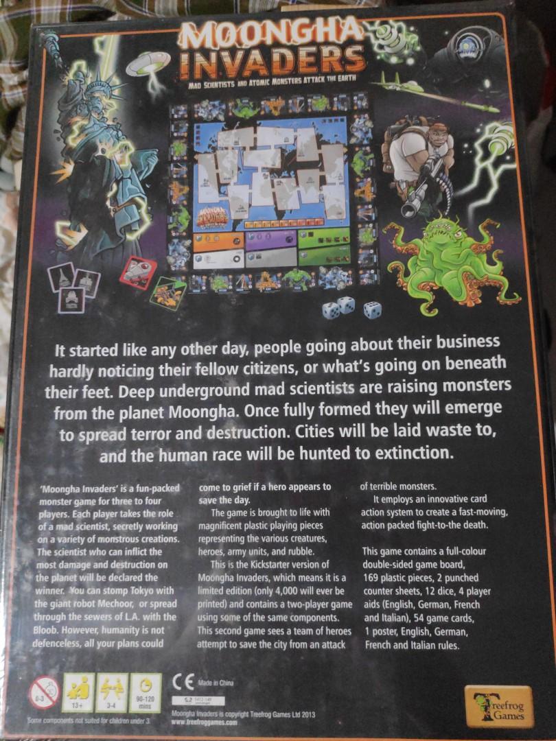 (Limited) Moongha Invaders boardgame, Hobbies & Toys, Toys & Games on ...