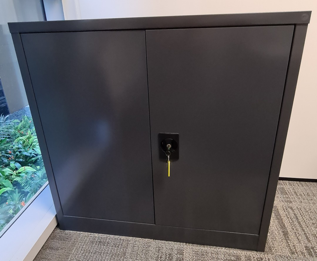 Metal half height office filing system cabinet, Furniture & Home Living ...
